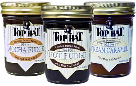 Wholesale & Bulk Caramel, Hot Fudge & Dessert Sauces - Top Hat Company ...